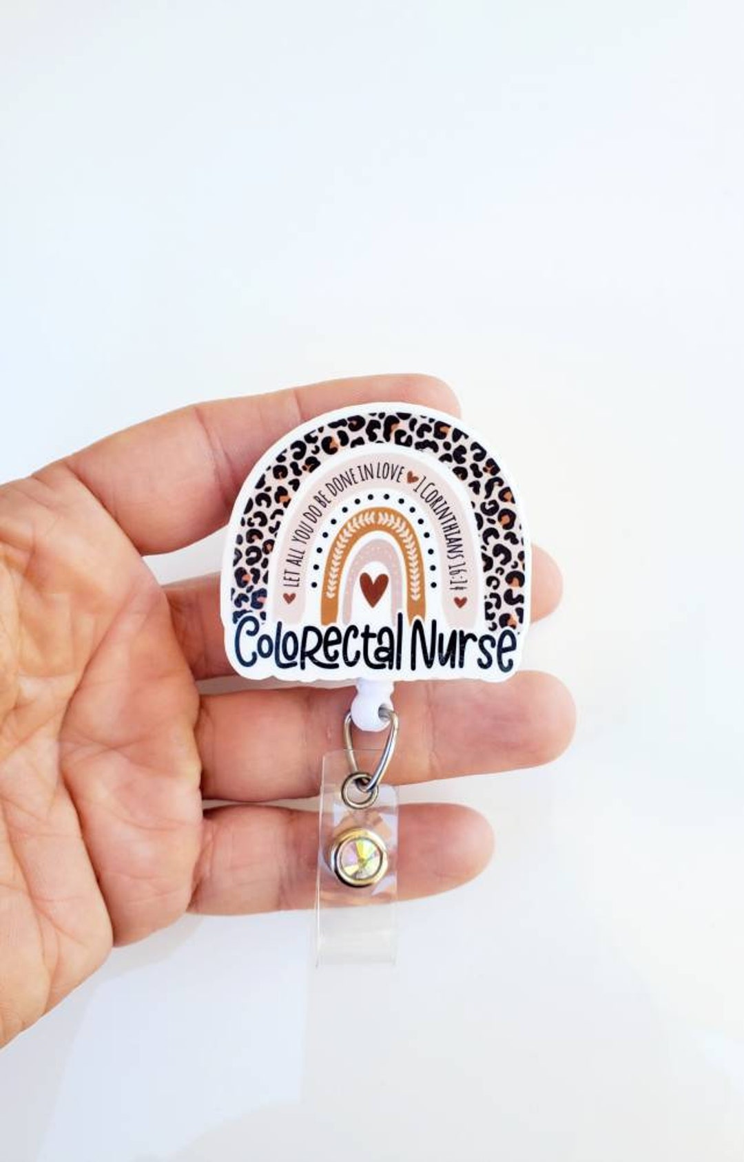 Colorectal Nurse Badge | Colorectal Nurse Rainbow Badge | Colorectal ...