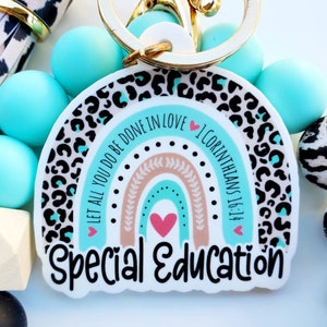Special Education Keychain | Special Education Wristlet | Sped Gift ...
