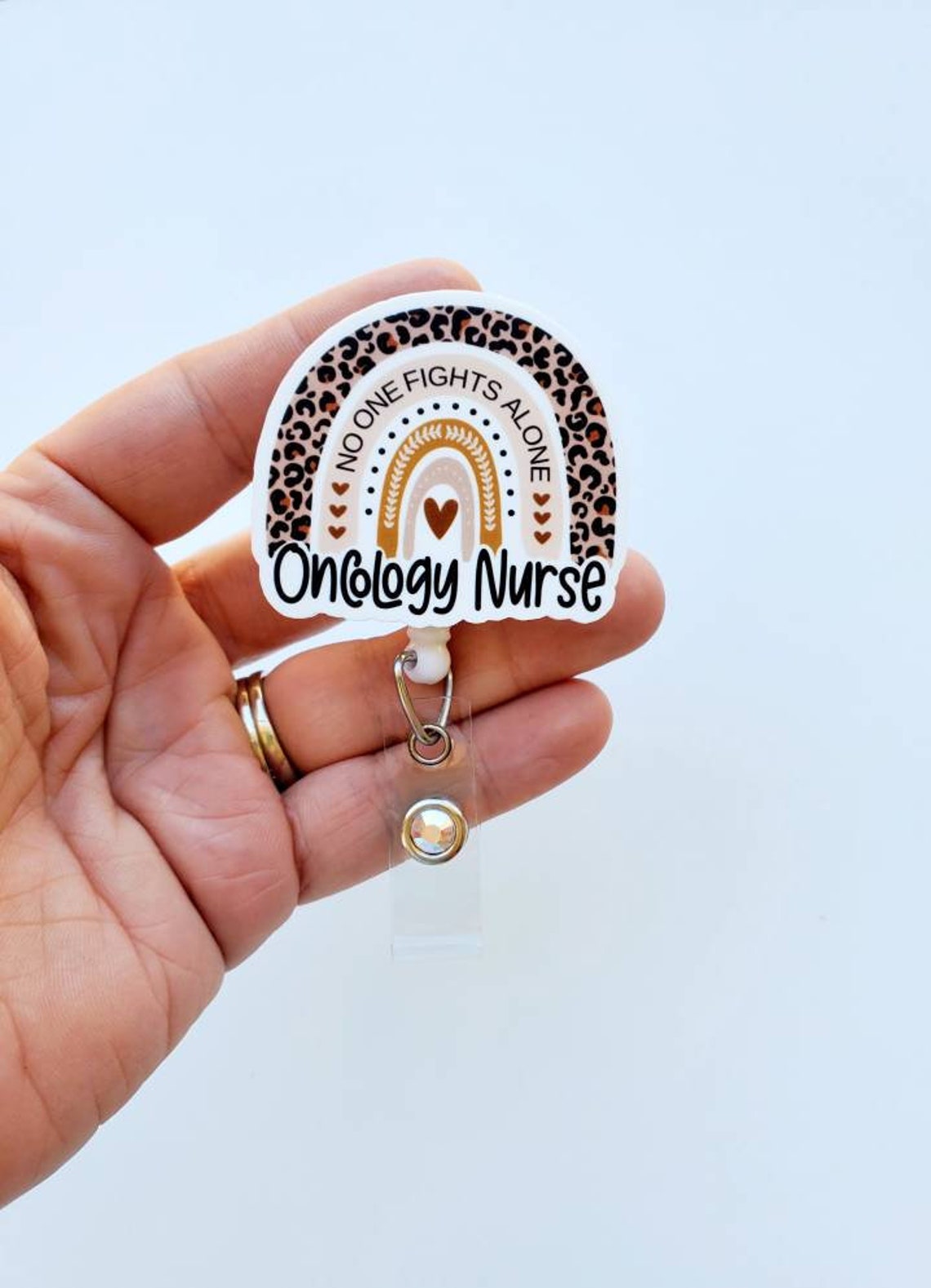 Oncology Nurse Badge Oncology Nurse Rainbow Badge Oncology - Etsy