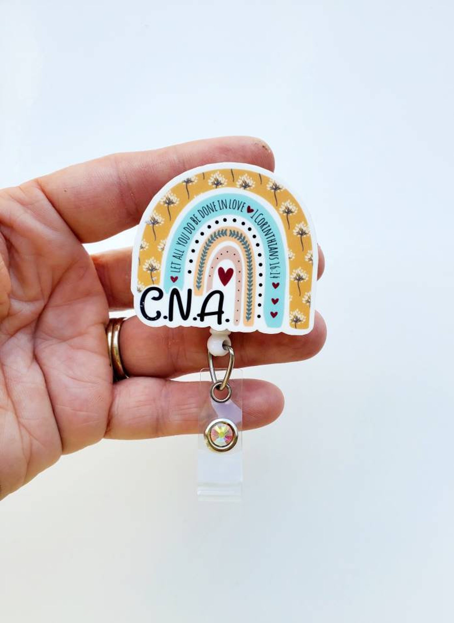 CNA Badge Reel Cna Rainbow Cna Reel Gift Cna Badge Cna - Etsy