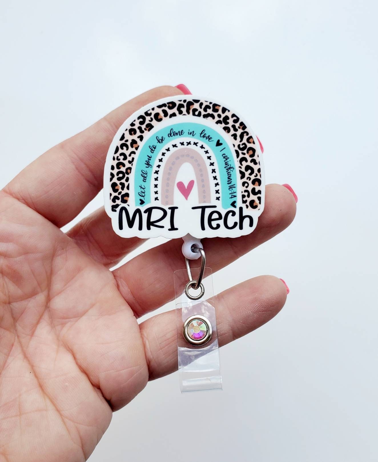 MRI Rainbow Badge MRI Tech Badge | Etsy