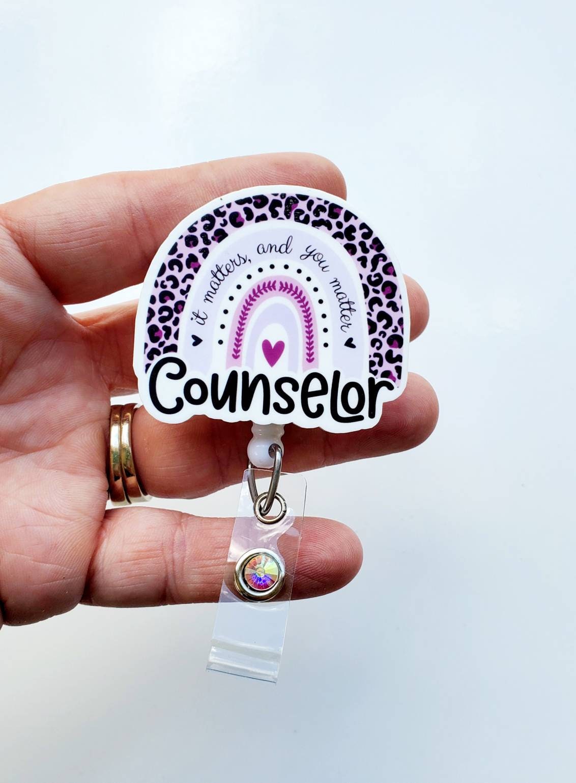 Counselor Badge Reel counselor Badge Reel Retractable - Etsy