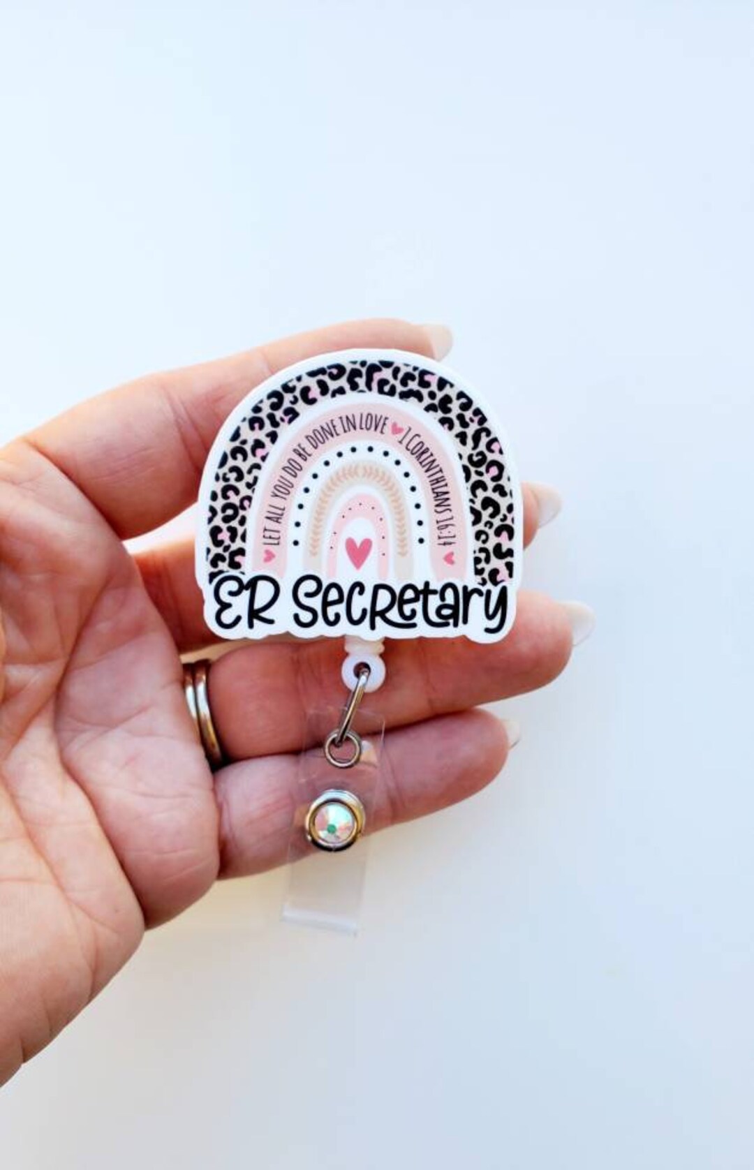 ER Secretary Badge Reel | ER Secretary Badge | Emergency Secretary | ER ...