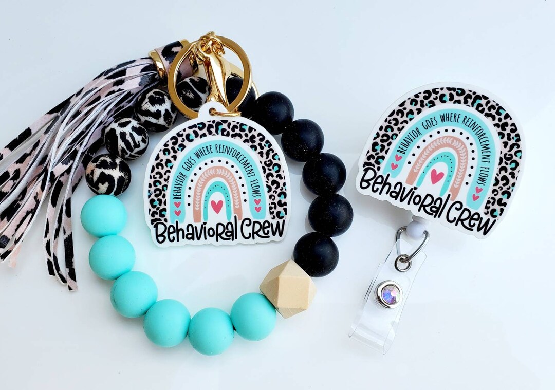 Behavioral Crew Gift Set | Behavioral Crew Badge Reel and Wristlet ...