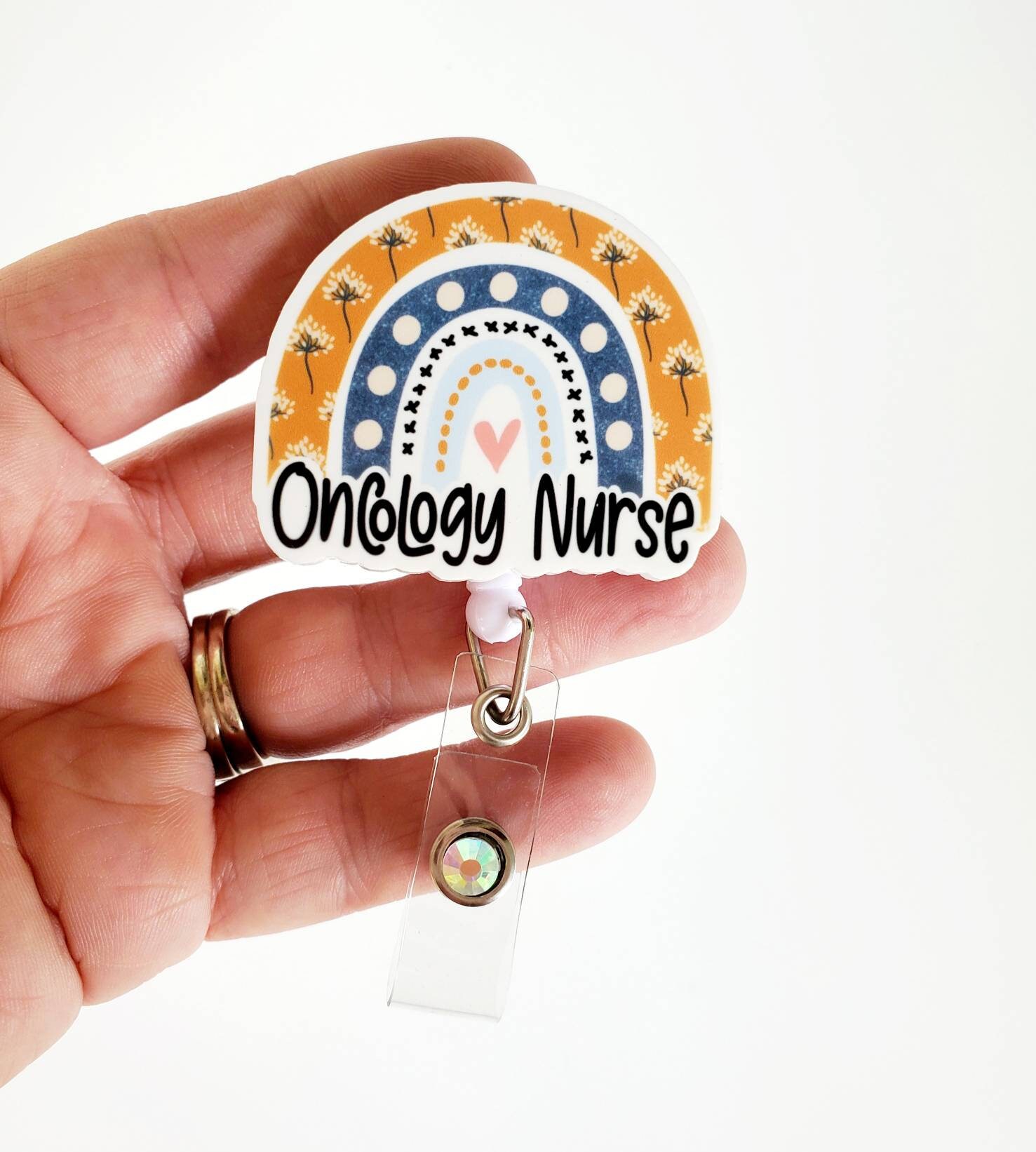 Oncology Nurse Badge Oncology Nurse Rainbow Badge Oncology - Etsy