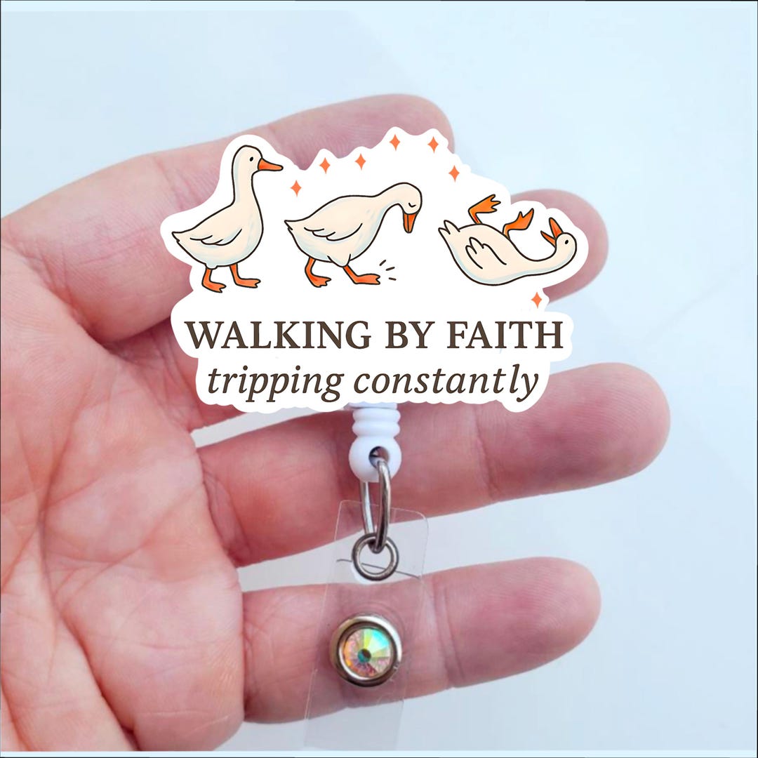 Walk by Faith Badge Reel | Walking by Faith Tripping Constantly Badge ...