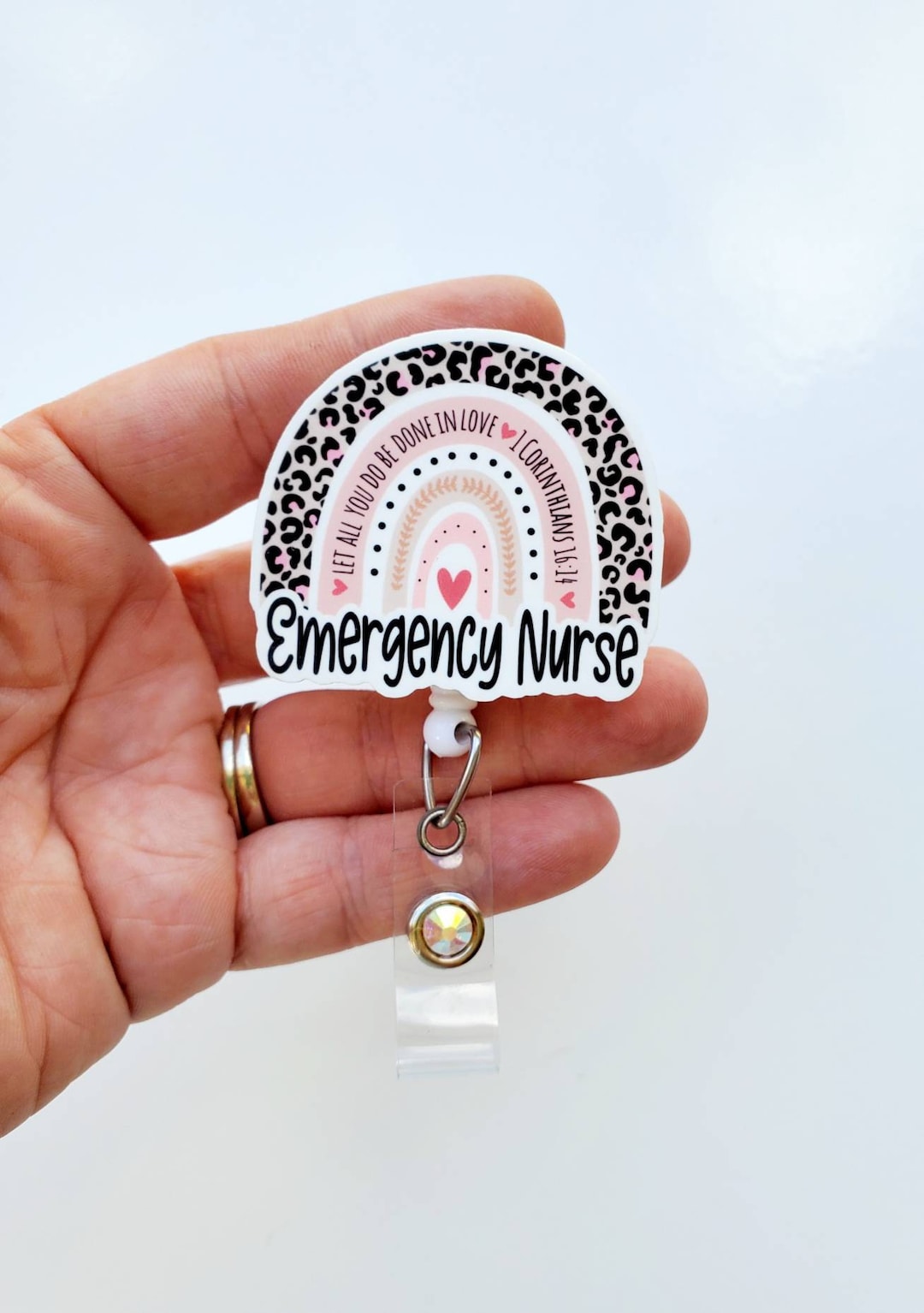 Emergency Nurse Rainbow Badge Reel | Emergency Nurse Badge Reel ...