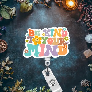 Be Kind to Your Mind Badge Reel | Mental Health Badge Reel | Badge Reel ...