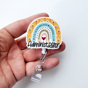 Administrator Rainbow Badge Reel | Admin Badge Reel | Administrator ...
