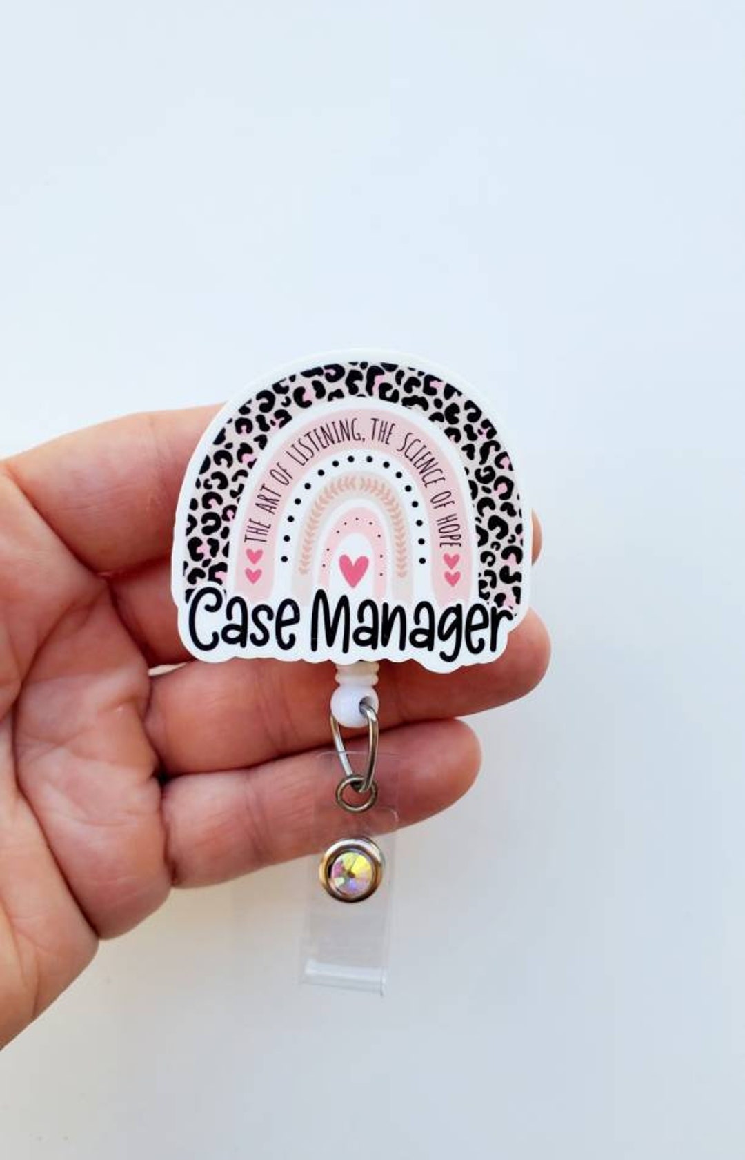 Case Manager Badge Reel | Badge Reel | Retractable Case Manager Rainbow ...