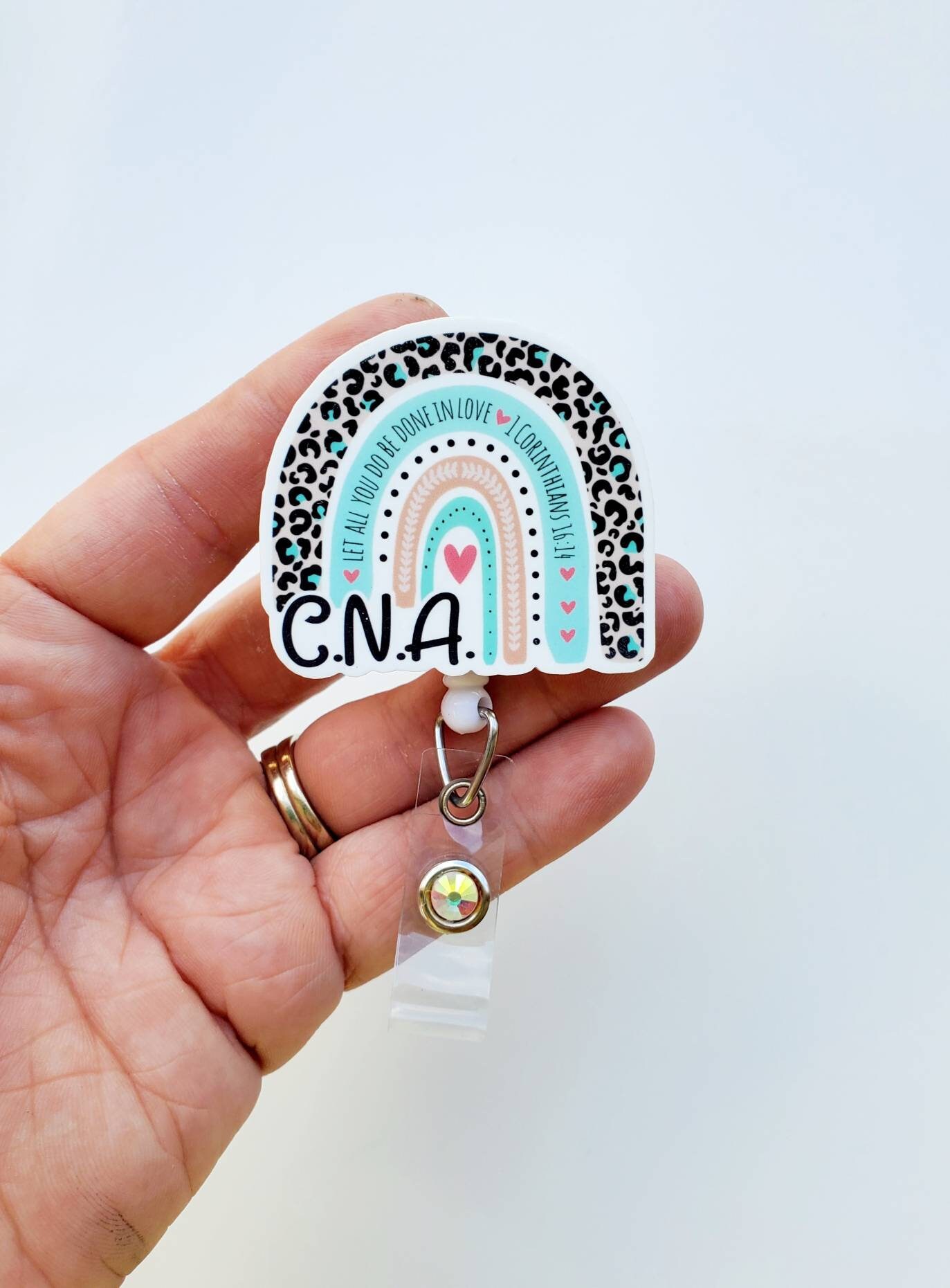 CNA Badge Reel Cna Rainbow Cna Reel Gift Cna Badge Cna - Etsy