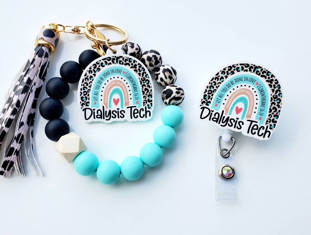 Dialysis Tech Wristlet | Dialysis Tech Wrist Keychain Holder | Dialysis ...