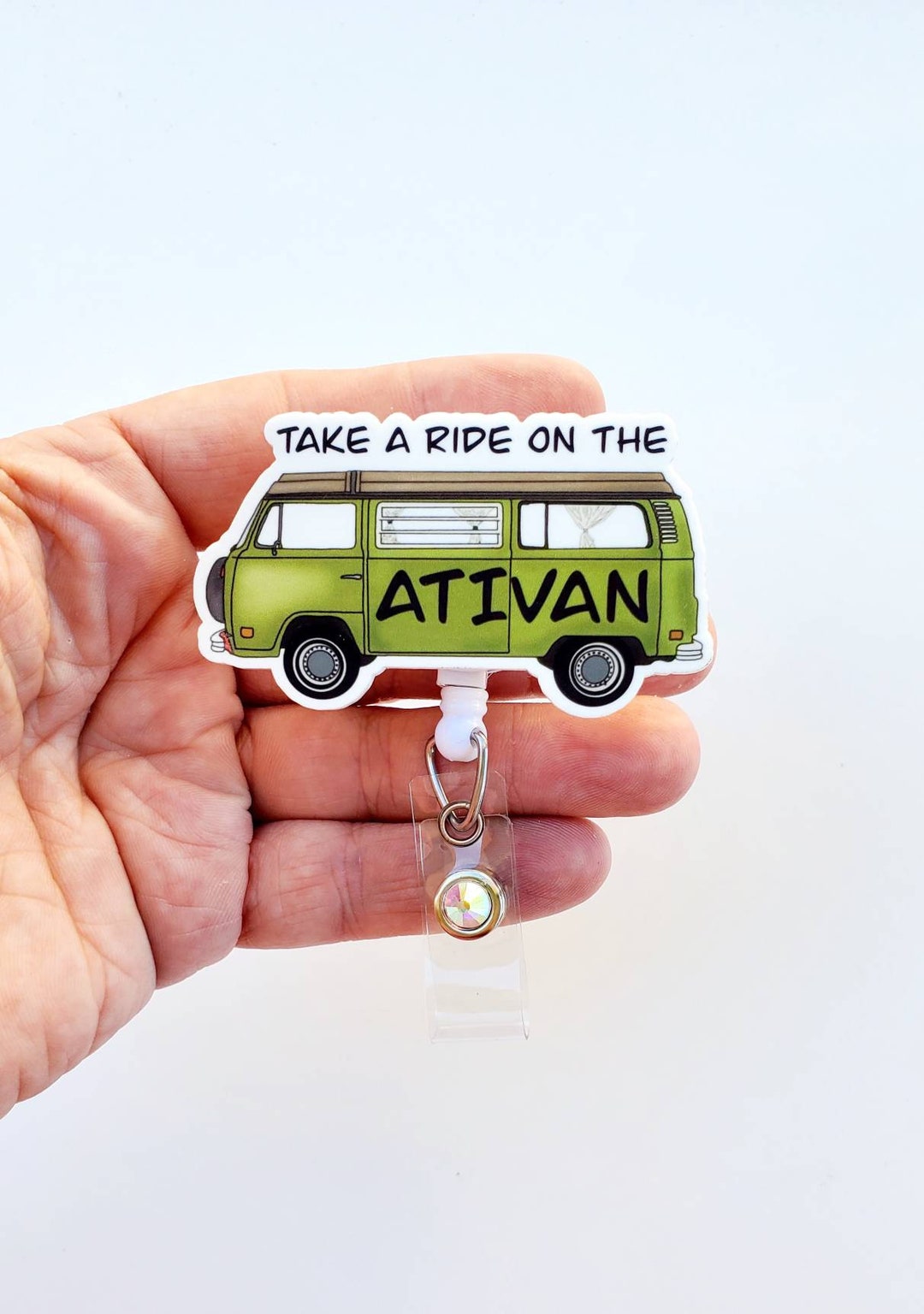 Take A Ride on the Ativan Funny Nurse Badge Reel - Etsy