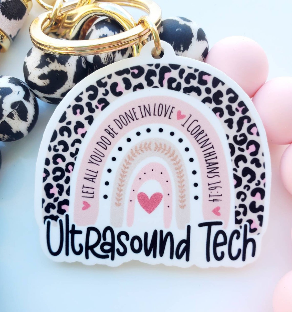 Ultrasound Tech Ultrasound Tech Wrist Keychain Holder - Etsy
