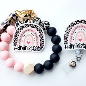 Administrator Badge Reel Gift Set | Admin Wristlet | Administrator Gift ...