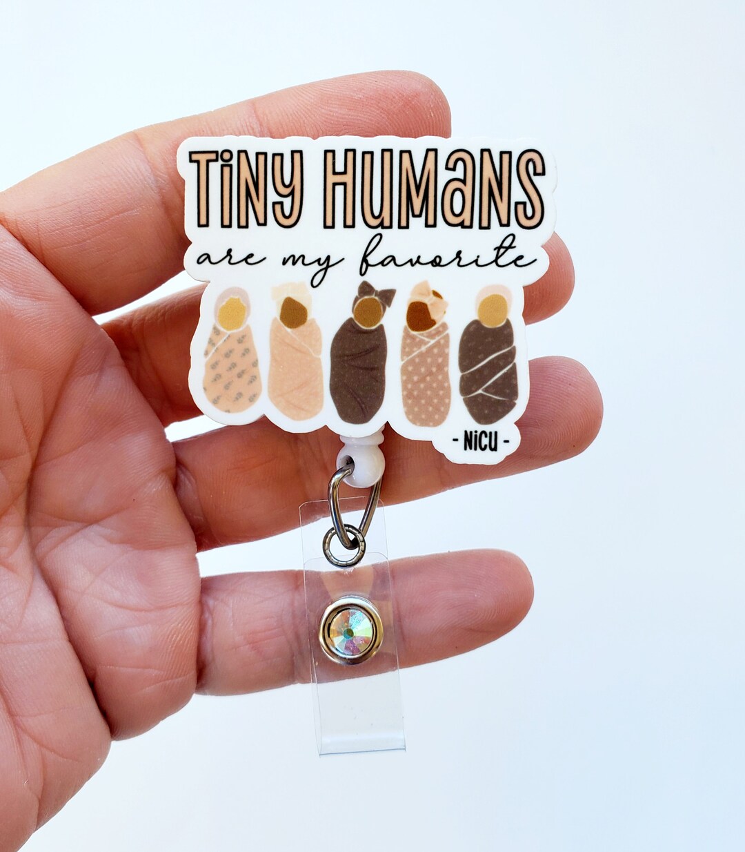 Tiny Humans Are My Favorite | Nicu Nurse Badge | Baby Burrito Badge ...