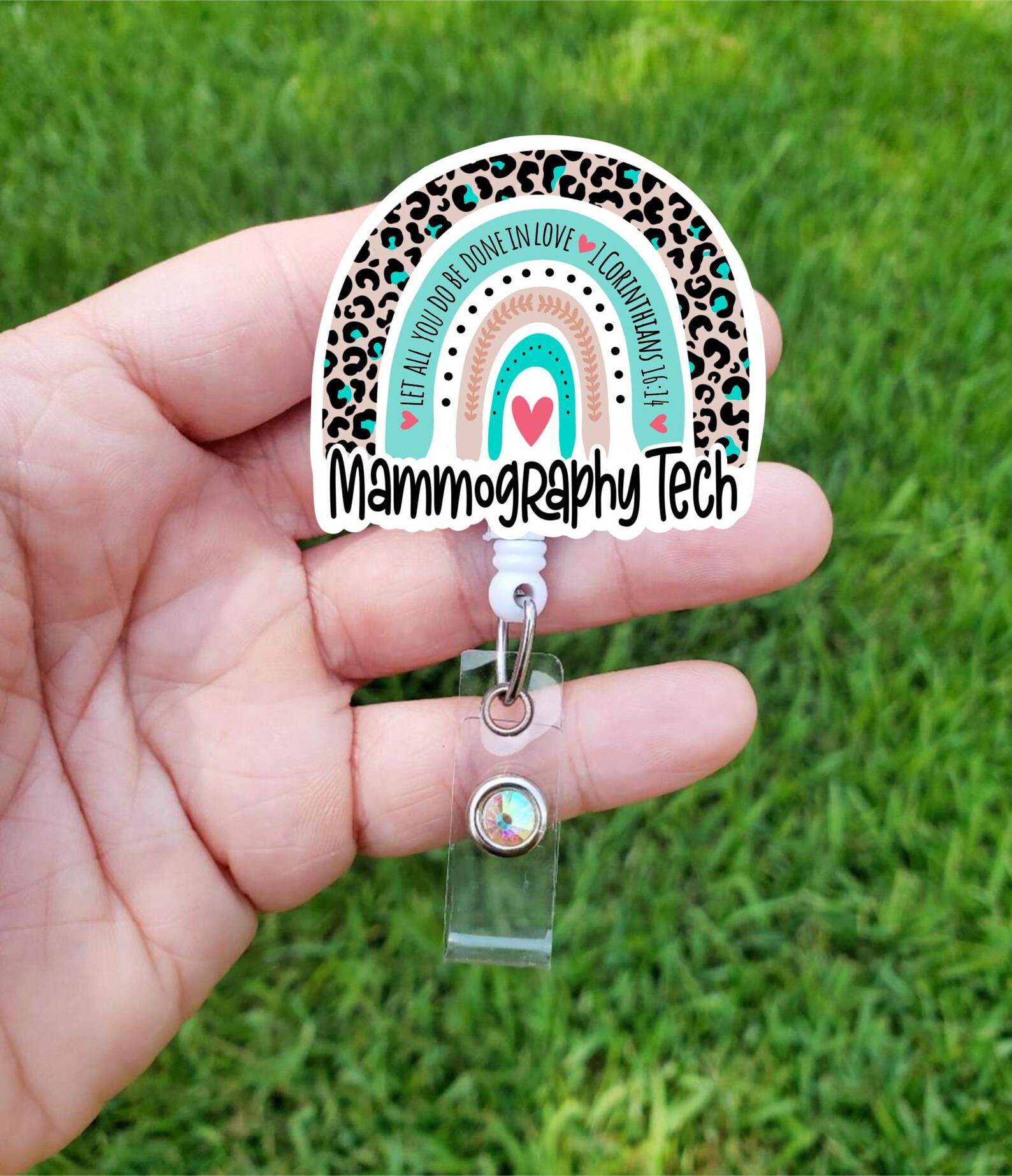 Mammography Tech Badge Reel | Mammography Nurse Badge | Mammography ...