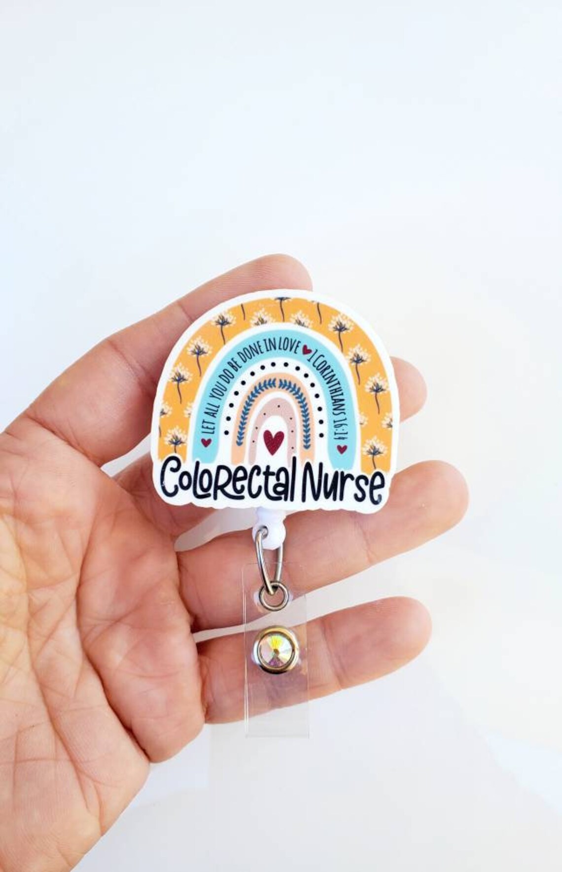 Colorectal Nurse Badge Colorectal Nurse Rainbow Badge - Etsy
