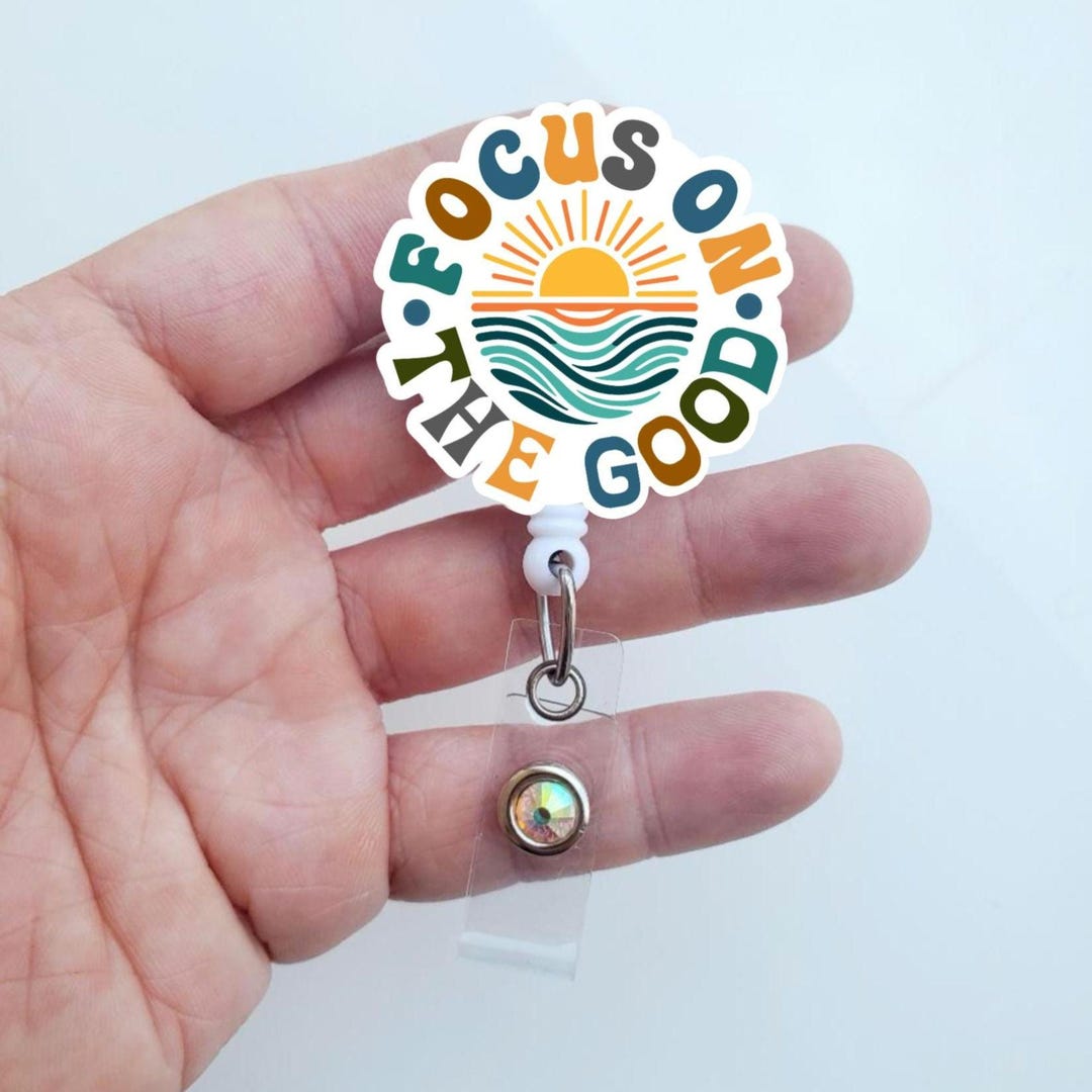 Focus on the Good Badge Reel | Mental Health Badge Male Nurse ...
