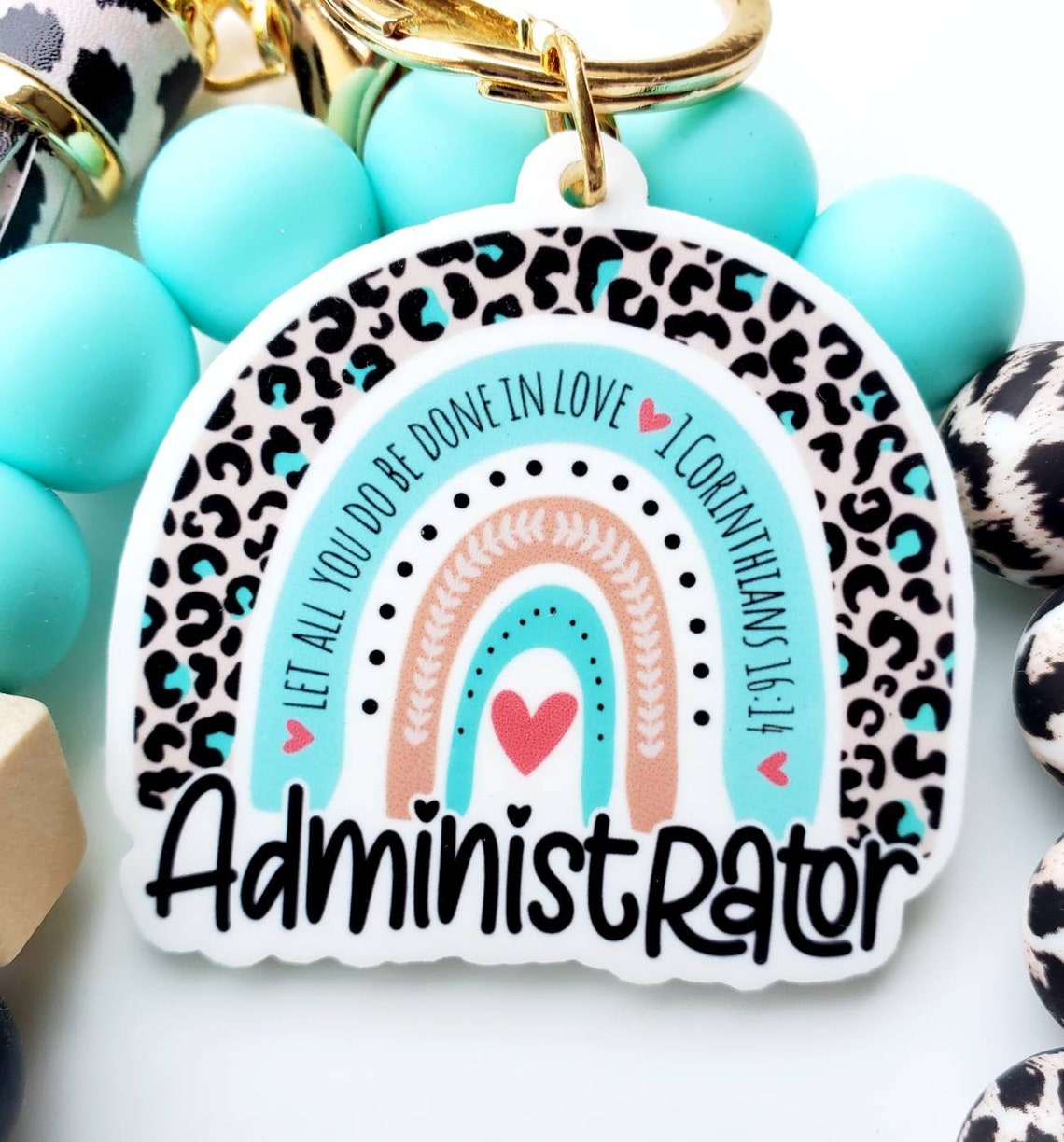 Administrator Badge Reel Gift Set Admin Wristlet - Etsy