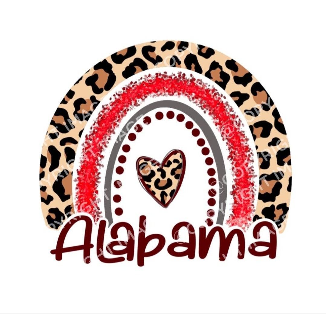 Alabama Rainbow Png | Alabama Sublimation Image | Instant Download - Etsy
