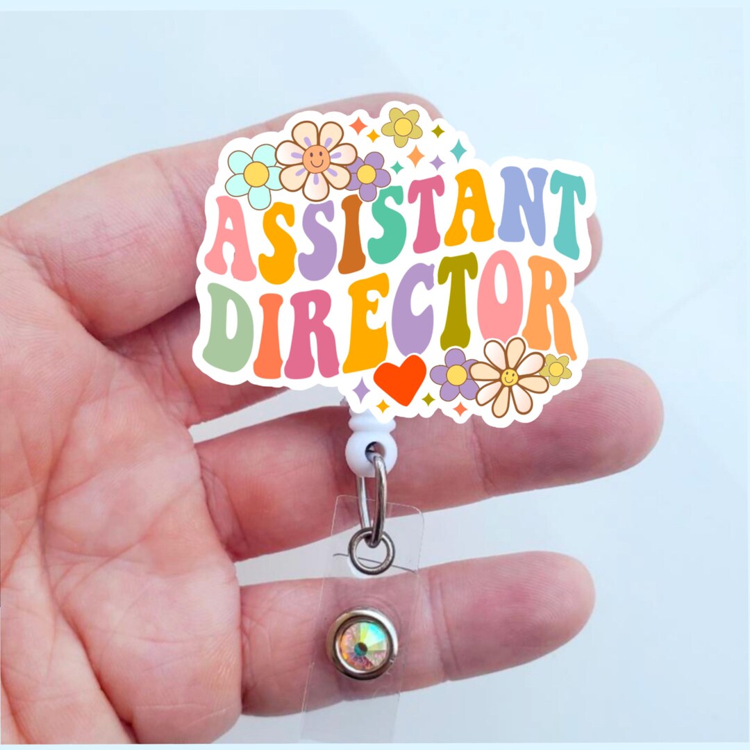Assistant Director Badge Reel | Assistant Director Gift | Retractable ...