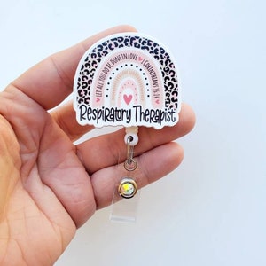 Respiratory Therapist Badge Reel | RT Badge Reel | Rainbow Badge ...