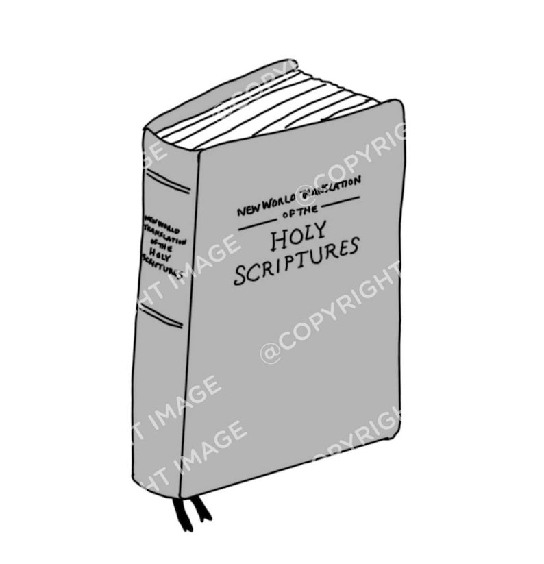 Holy Bible Png Hand Drawn Bible New World Translation - Etsy Ireland