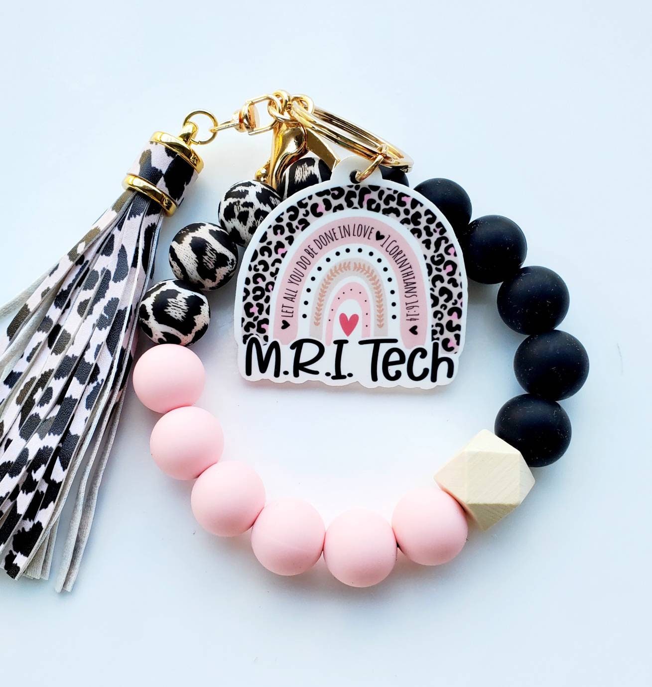 MRI Tech Keychain Mri Tech Wrist Keychain Holder Mri Tech - Etsy