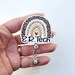 ER Tech Badge Reel | ER Badge Reel | Retractable ER Tech Rainbow Badge ...
