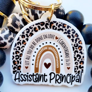 Assistant Principal Keychain Assistant Principal Wrist Keychain Holder ...