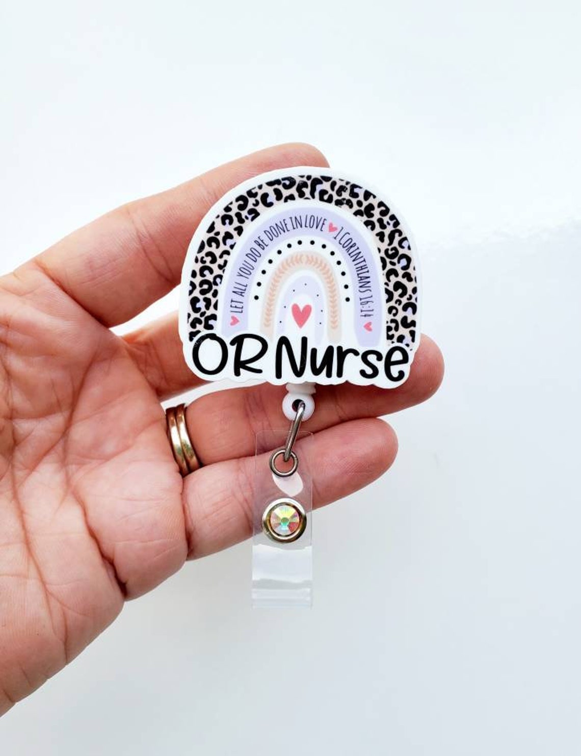 OR Nurse Badge | OR Nurse Rainbow Badge | OR Nurse Carabiner - Etsy