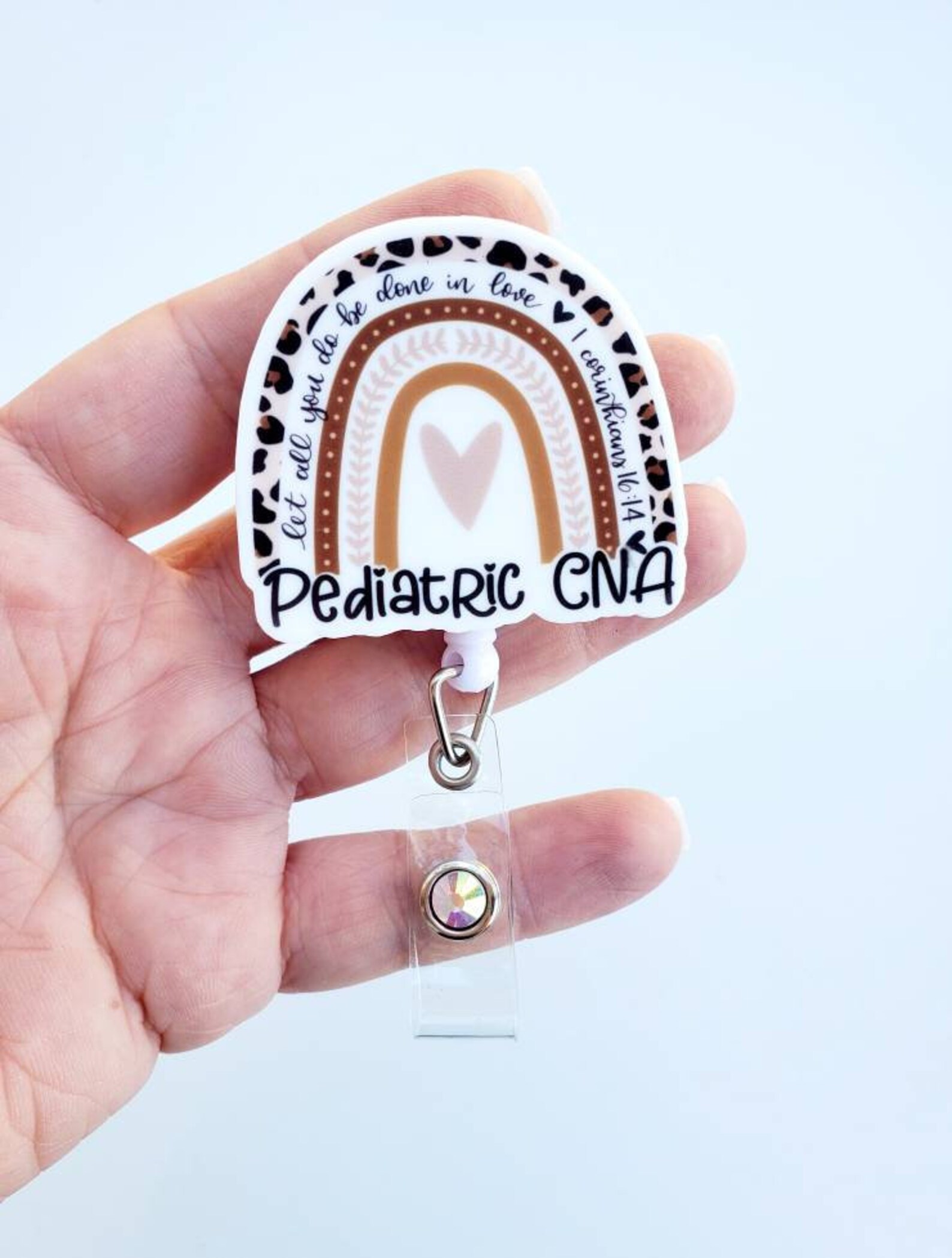 Pediatric CNA Badge Pediatric CNA Rainbow Badge Pediatric - Etsy