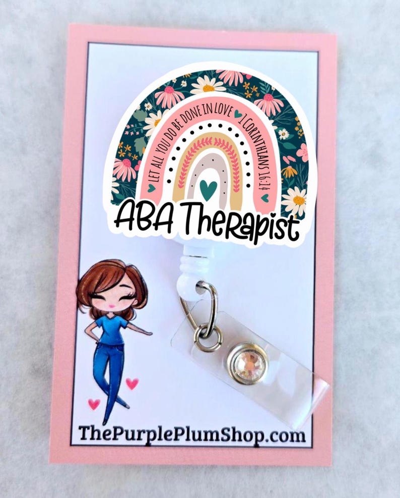 ABA Therapist Badge Reel | Applied Behavior Analysis Therapist Badge ...