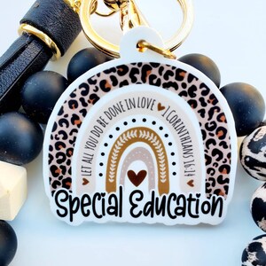 Special Education Keychain | Special Education Wristlet | Sped Gift ...
