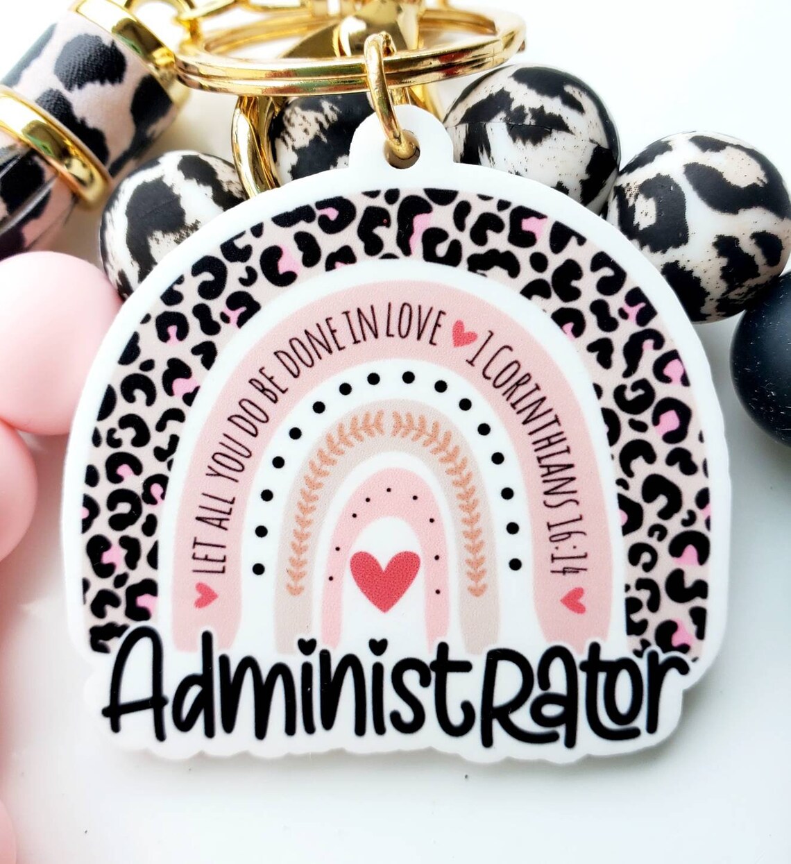 Administrator Badge Reel Gift Set Admin Wristlet - Etsy