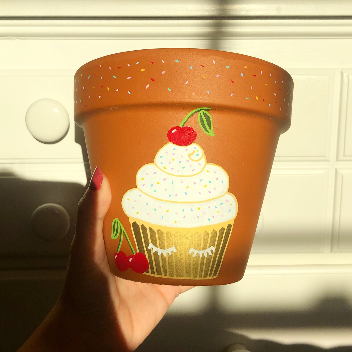 Custom Pot Creation Hand Painted Terracotta Pot | Etsy