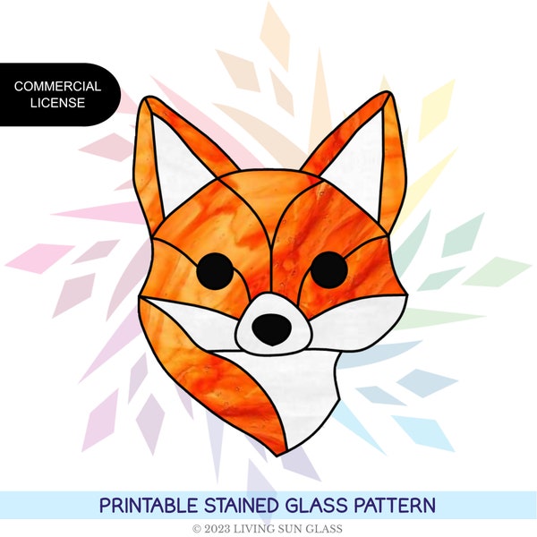 Fox Head Pattern - Etsy