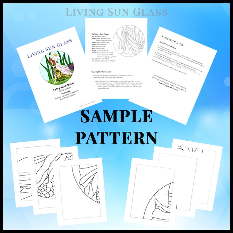 Stained Glass Pug Pattern - Dog Pattern Template - Etsy