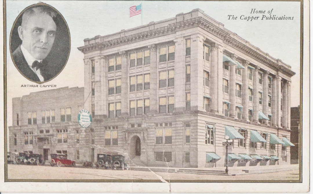 Vintage Postcard Home of the Capper Publications Arthur Capper - Etsy