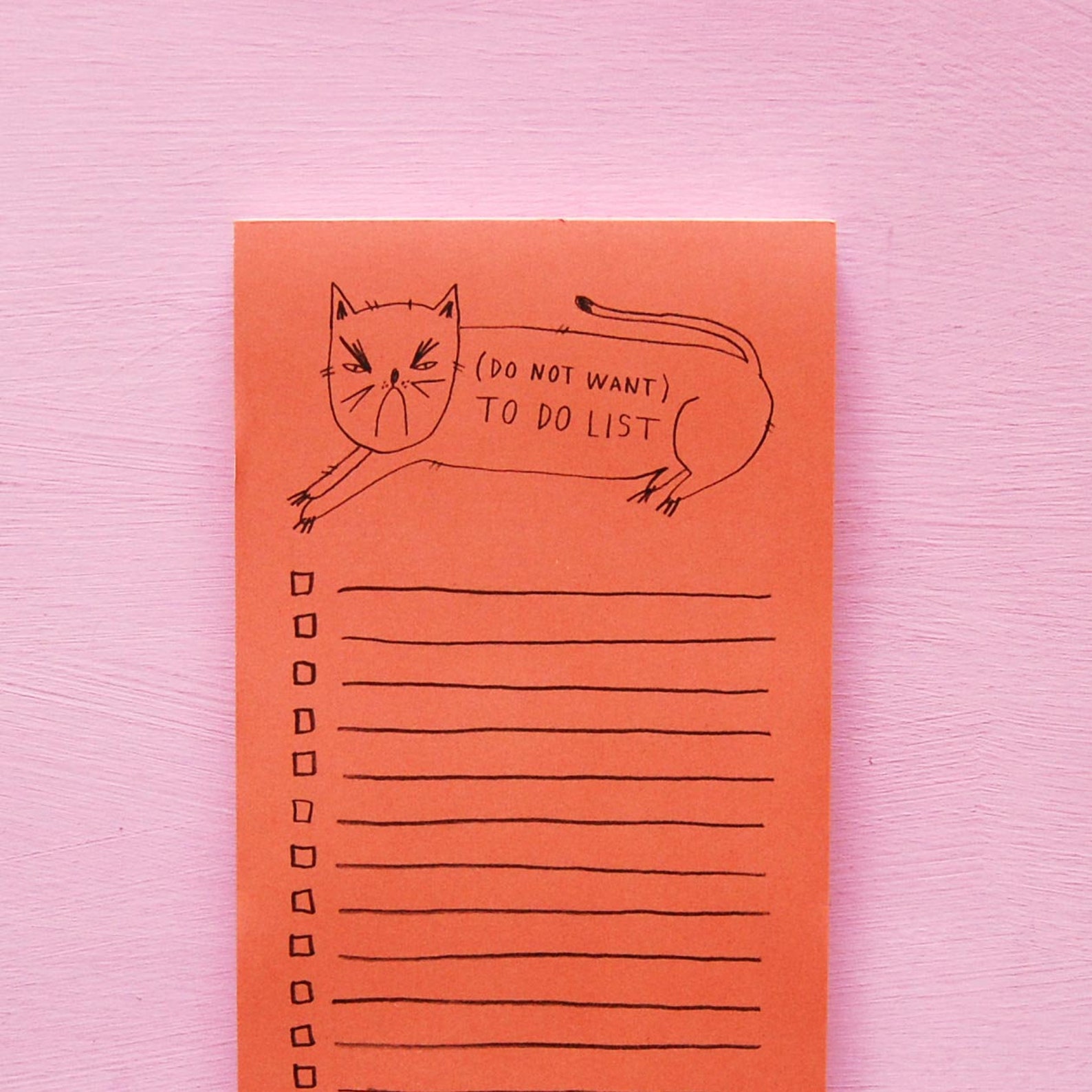 Do Not Want to Do List - Notepad - Etsy