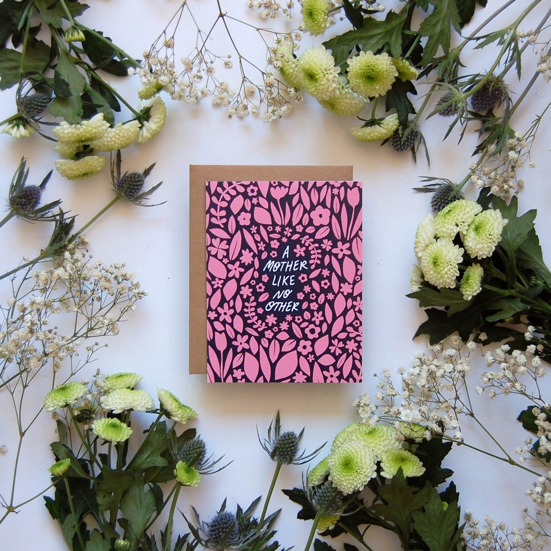 Mother Like No Other Mother S Day Card Etsy