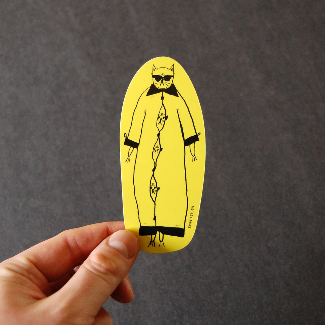 Incognito Kitty - Sticker - Etsy