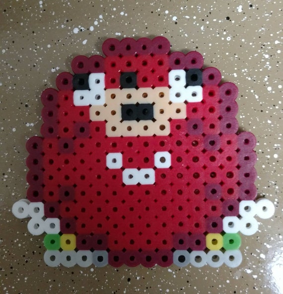 Ugandan Knuckles Pixel Art Diy Perler Beads Perler Bead Art Perler ...