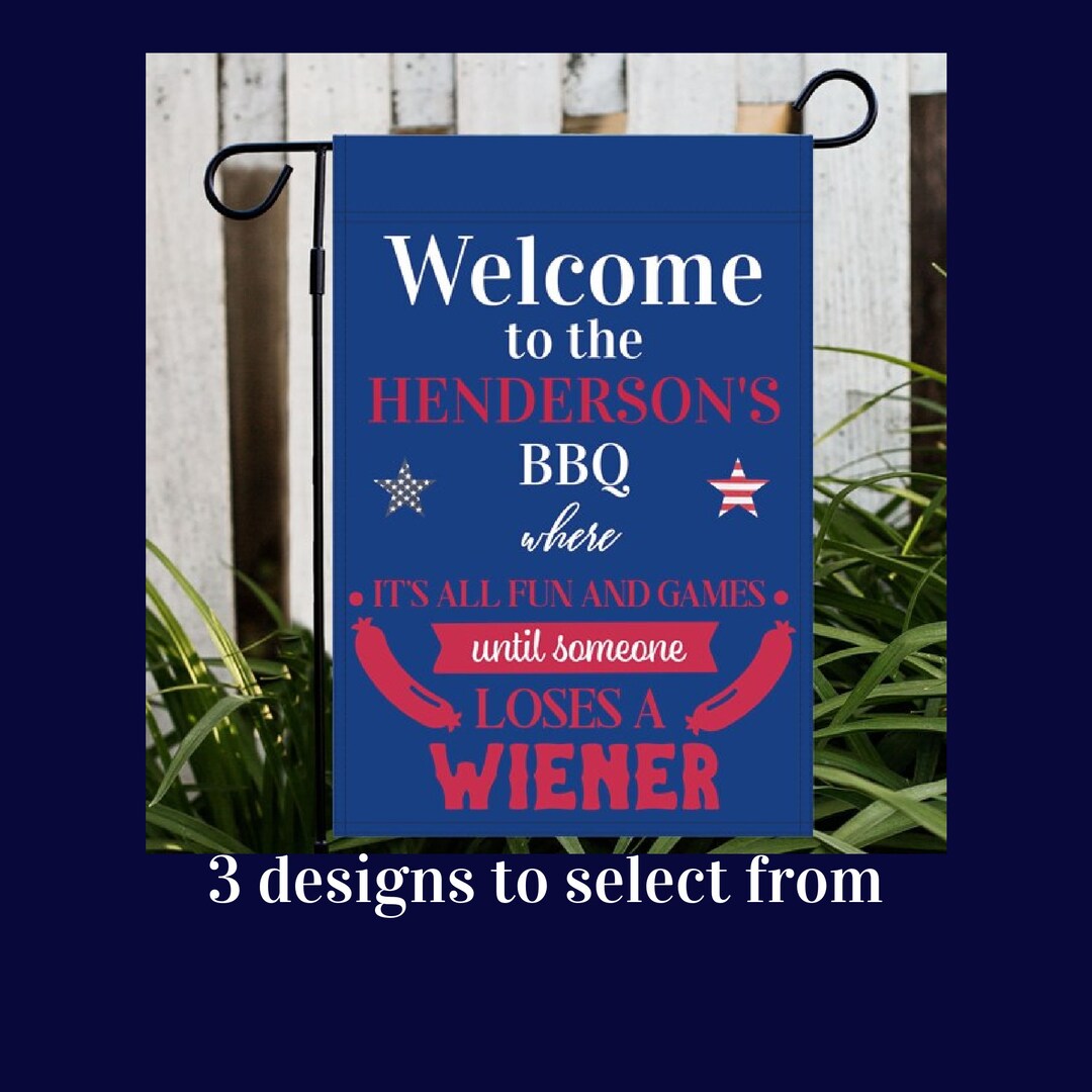 Personalized Fun and Games Until Someone Loses A Wiener Camp Flag ...