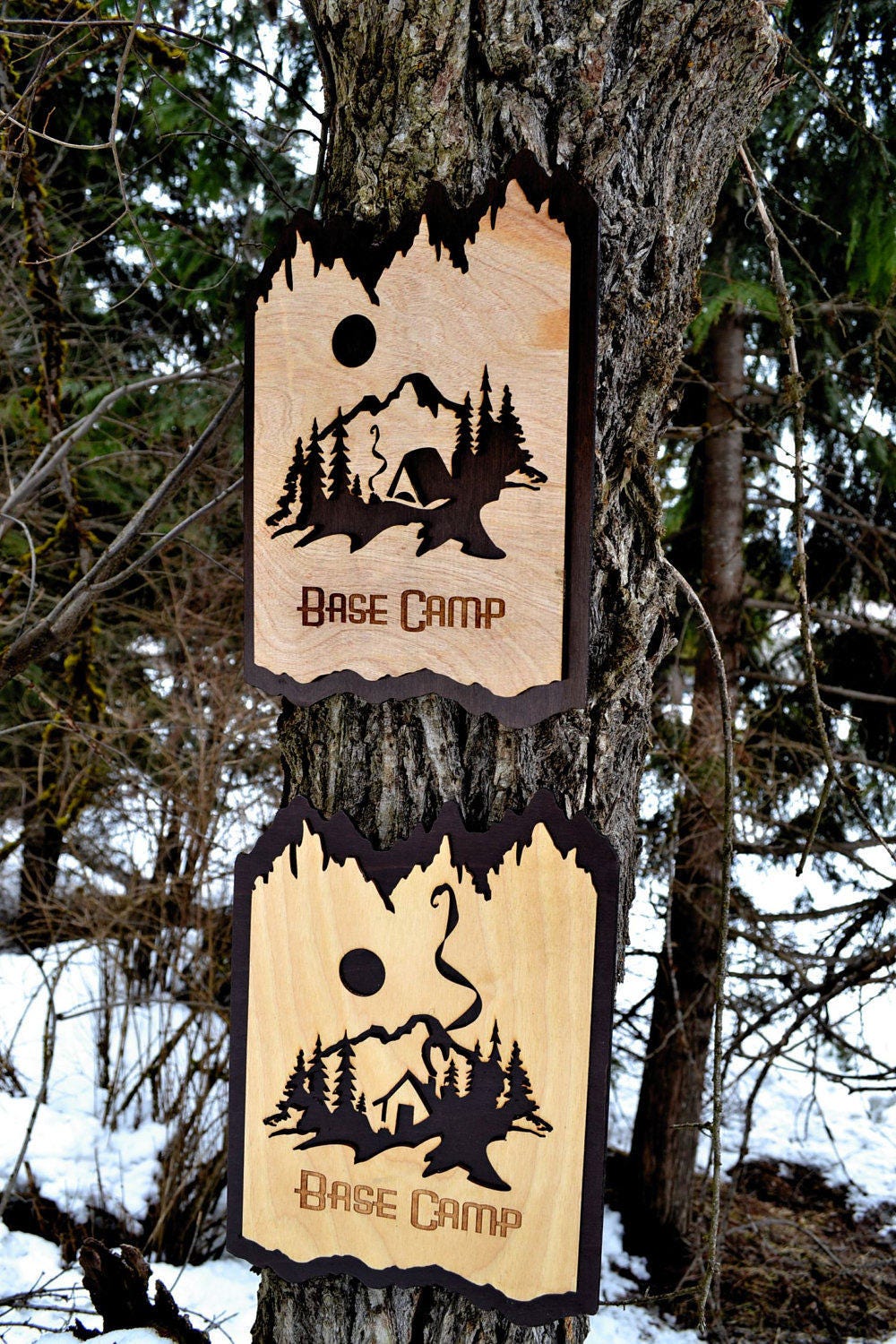 Base Camp Wood Sign | Etsy