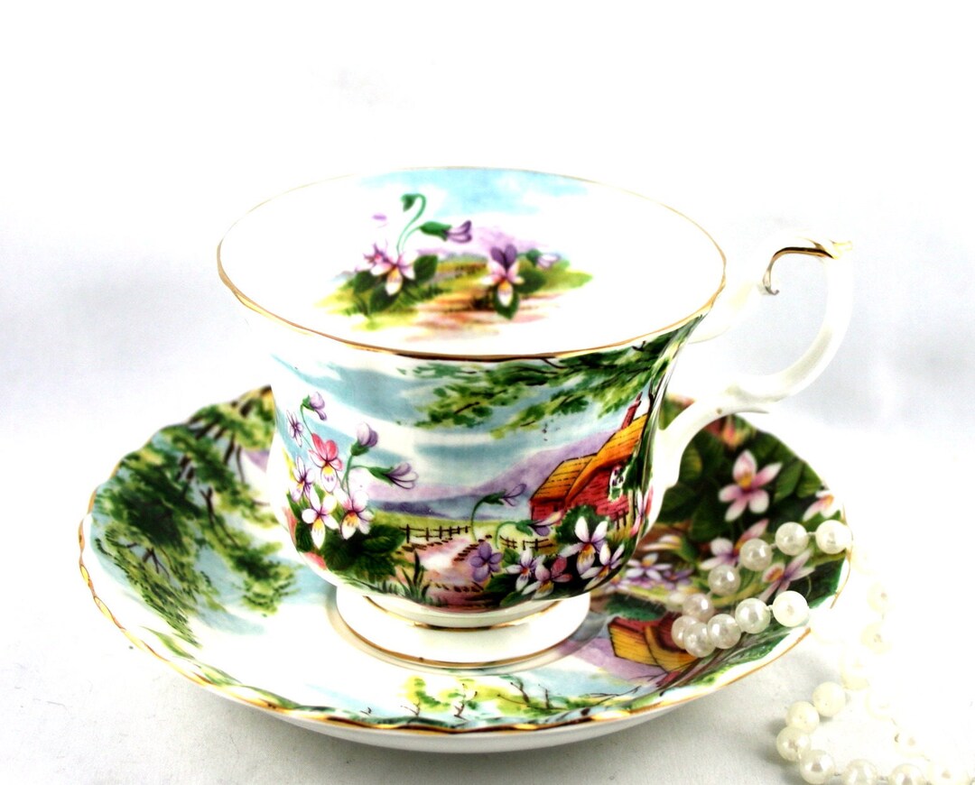 Royal Albert Lovely Duo, Country Scenes Series, Dingle Dell Pattern ...