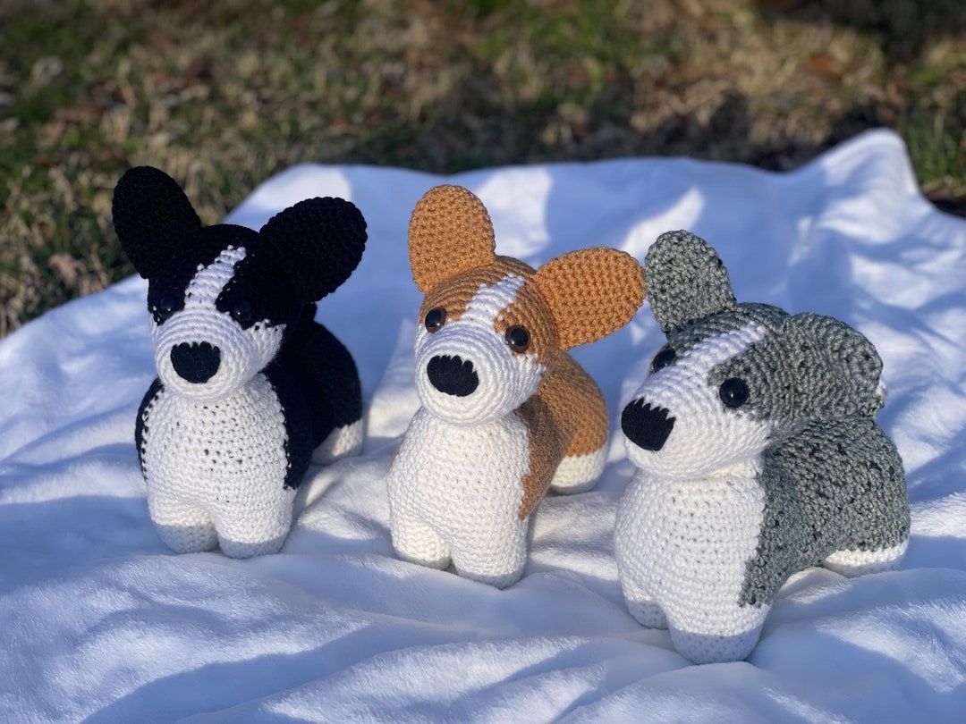Crocheted Corgi Plush - Etsy