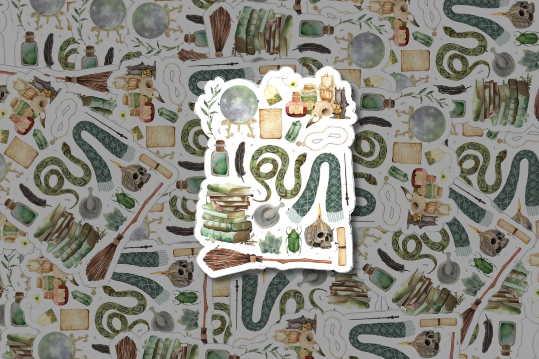 Cunning & Ambition Snake Magic Symbol Kiss-cut Stickers - Etsy