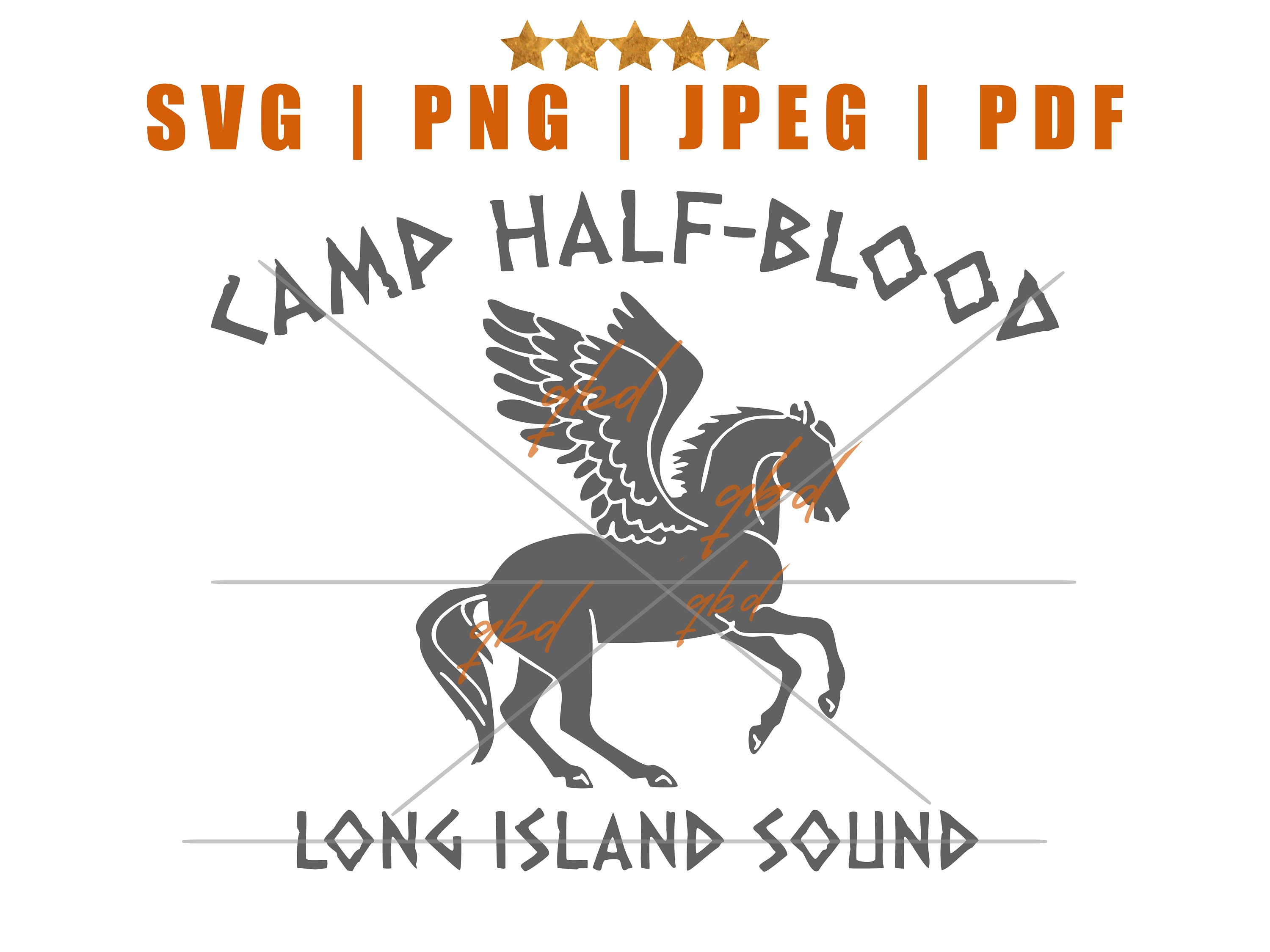 Camp Half Blood SVG Percy Jackson the Lightning Thief Book | Etsy Canada